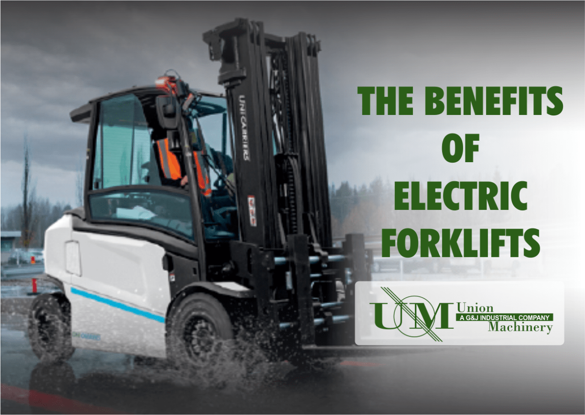 The Benefits of Electric Forklifts & Free Assessment – Union Machinery Blog